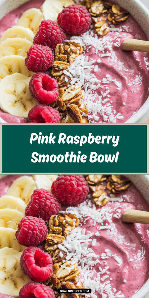 Pink Raspberry Smoothie Bowl – Bowl N Recipes