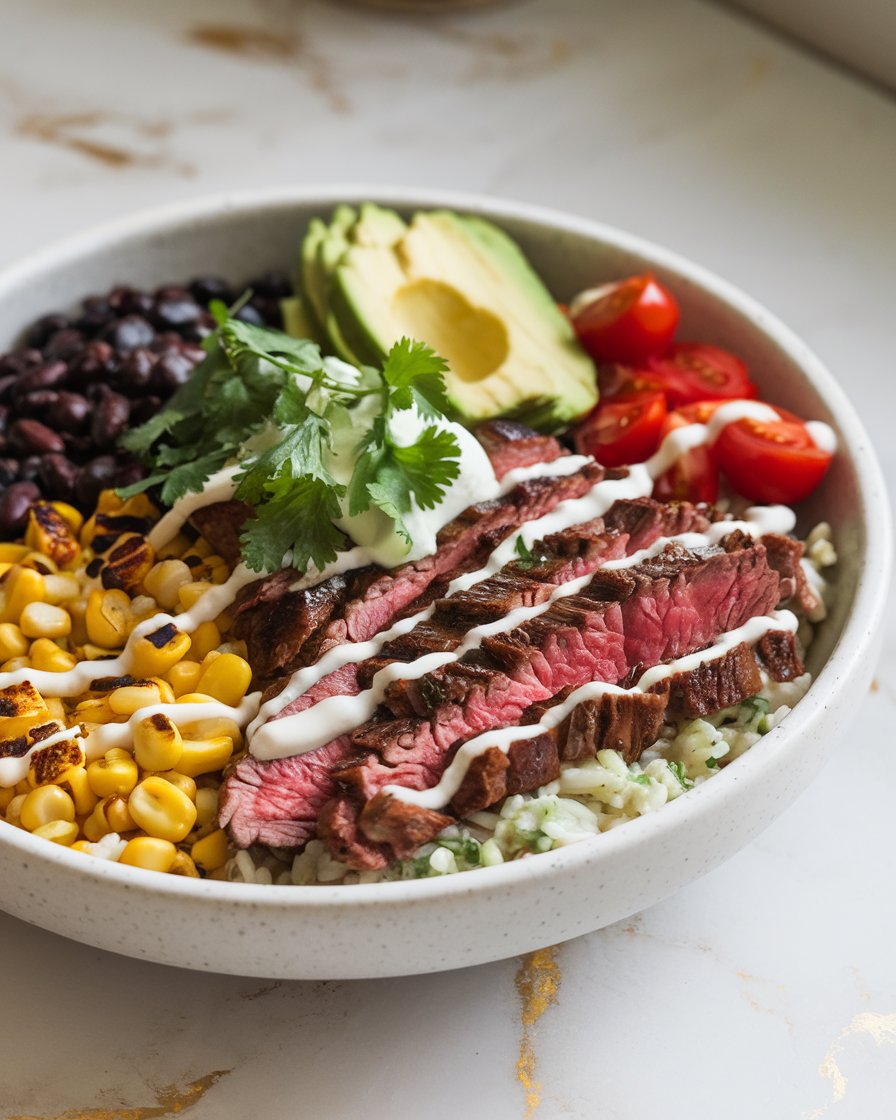 Southwest Steak Bowl Recipe - Bowl N Recipes