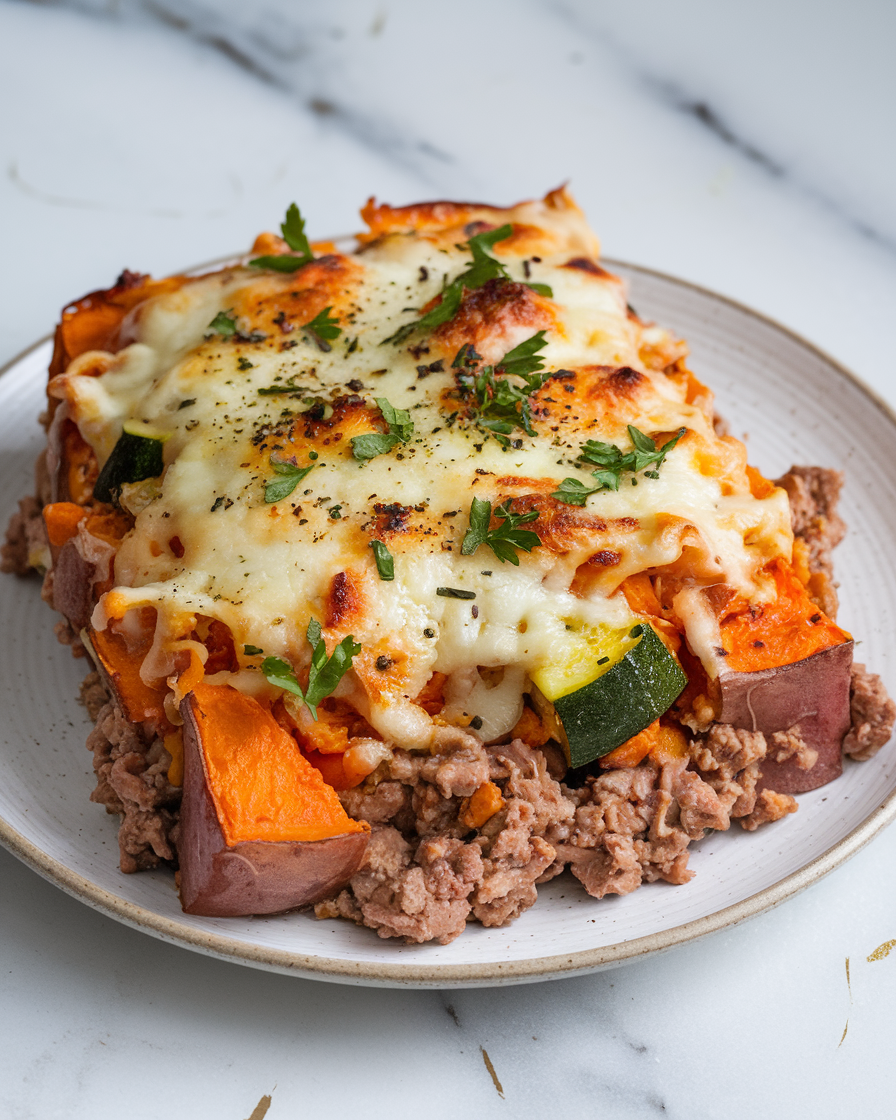 Savory Turkey & Sweet Potato Bake Recipe – Bowl N Recipes