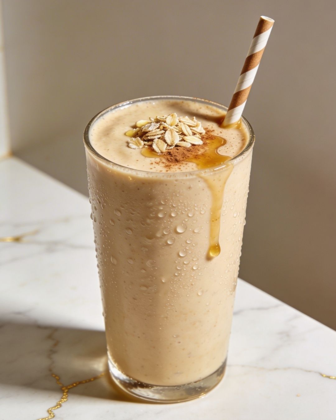Maple Oat Breakfast Smoothie - Bowl N Recipes